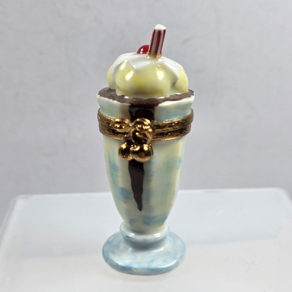 Limoges | Dining | Limoges France Trinket Box Ice Cream Sundaefloat ...
